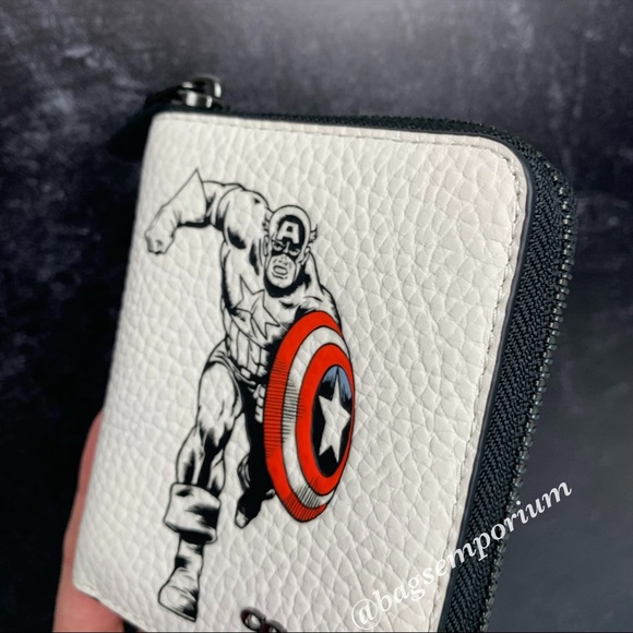 Coach | Bags | Coach Marvel Captain America Wallet | Poshmark